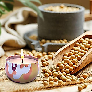 Scented Candle Gift Set Soy Wax Candles for Women, Home, 9 Packs,Portable Travel Jar Candle Home Aromatherapy, 175 Hours Long Lasting Soy Wax Aromatherapy Candle Set for Women's Gift