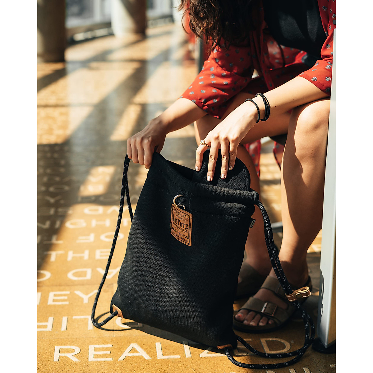 LOCTOTE Flak Sack Ⅱ - Anti Theft Backpack | Cut-Resistant Bag with Steel Locking Strap and Lock | Men’s and Women’s Travel Backpack | Safe Travel Bag | Anti-Theft Purse | RFID Blocking