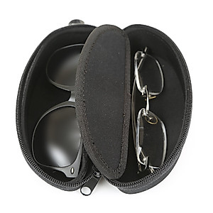 Surf To Summit Molded Foam Sunglasses Case Double Eyeglass Reading Glasses Case Portable Bag Travel Case Portable Travel Zipper Eyeglasses Case