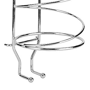 Natudeco Hair Dryer Holder Lift-Free stabilizer Spiral Suction Cups Clothes Rack Bathroom Storage Strong Load-Bearing Capacity for Curling Irons Shears Combs