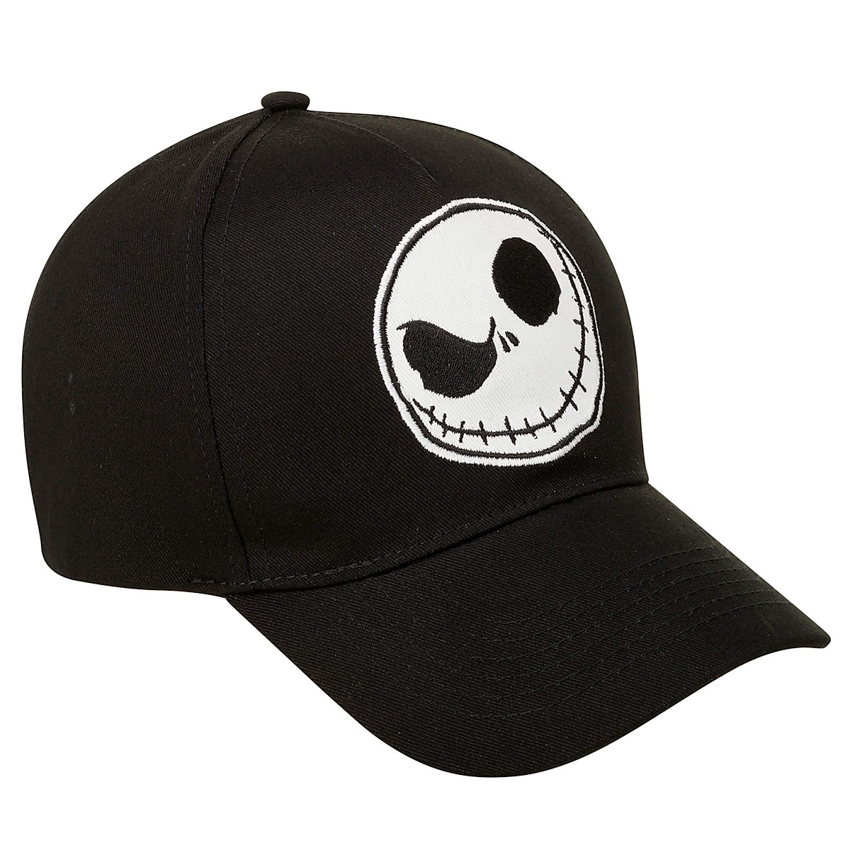 Disney Men’s Nightmare Before Christmas Hat – Jack Skellington Baseball Cap, Dad Hat, Size One Size, Jack Skellington Black