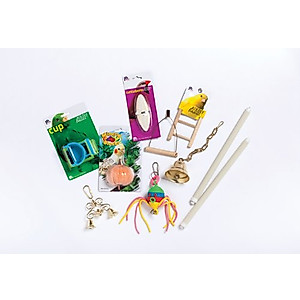 Prevue Hendryx 91101 Round Roof Bird Cage Kit, Black, 3/8"