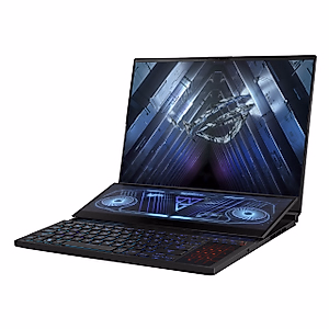 ASUS ROG Zephyrus Duo 16 (2022) Gaming Laptop, 16” 165Hz ROG Nebula HDR QHD 16:10 Display, NVIDIA GeForce RTX 3070 Ti, AMD Ryzen 9 6900HX, 32GB DDR5, 1TB SSD, Windows 11, GX650RW-XS96