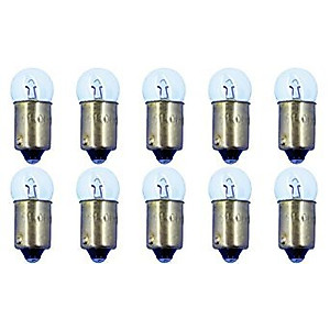 CEC Industries #51 Bulbs, 7.5 V, 1.65 W, BA9s Base, G-3.5 shape (Box of 10)