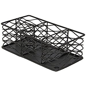American Metalcraft BNCB84 Caddies, 8.5" Length x 4.375" Width, Black