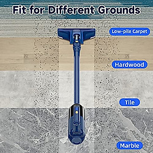 Cordless Vacuum Cleaner, Electric Stick Vacuum Broom with Rechargeable Battery, Lightweight Vaccumm-Cordless Handheld Vacuum Cleaner for Hardwood Floor Pet Hair Home Cleaning