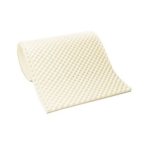Mayton Convoluted Egg Shell 1-inch Breathable Foam Bed Topper | Makes Mattresses Comfortable and Relaxing, Provides Faster Pain Relief, and Provides Orthopedic Beneficial Support, Twin, White
