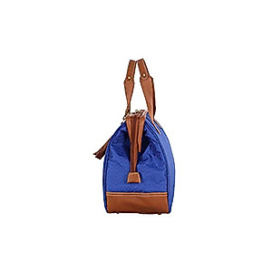 Steve Madden Global Wire Frame Satchel (Blue)
