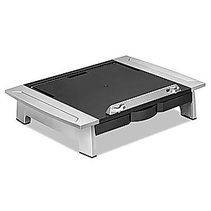 Fellowes 8036601 Monitor Riser,W/Copy Holder,19-7/8-Inch X14-1/16-Inch X4-6-1/2-Inch,Black