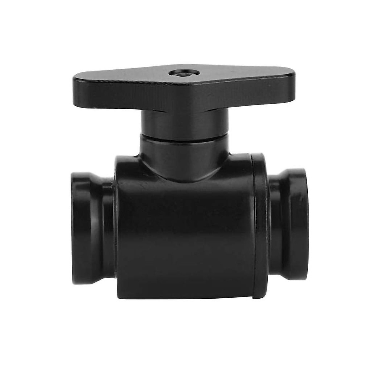 IronBuddy G1/4" Ball Valve Water Shutoff Valve Water Stop Valve for PC Water Cooling System (Black Handle)