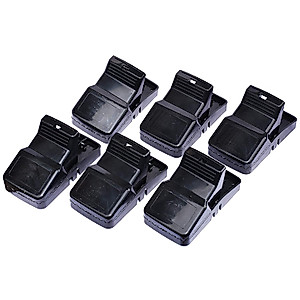 Rat Snap Traps by Eco Pro Pest Control | 6-Pack Snapping Rat Traps with Teeth | Reusable Rodent Trap for Indoor & Outdoor Use | Easy Set Up, Quick, & Powerful Rat Trap with a No-Escape Rat Trap Snap