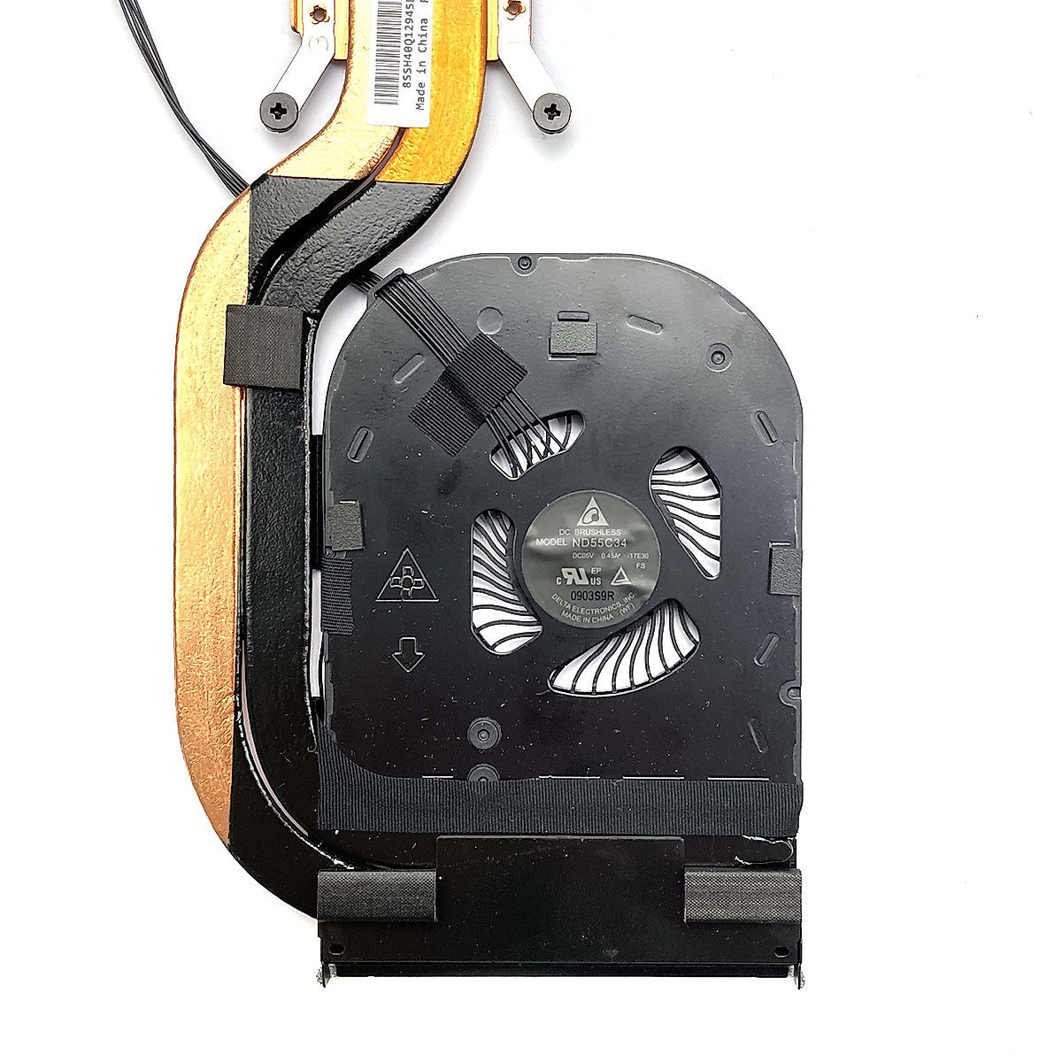 BestParts CPU Cooling Fan with Heatsink for Lenovo ThinkPad X1 Carbon 6Th Gen 2018 X1C 6TH 01YR204