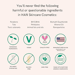 HAN Skincare Cosmetics Vegan, Cruelty-Free 3-in-1 Multistick for Cheeks, Lips, Eyes, Innocence