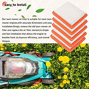 JCKLW 17211-Z8B-901 Air Filter Compatible with Honda GC135 GCV160 GC190 GCV135 GCV160LA1 GCV190LA Engines HRR216K6-K11 HRS216K5-K7 HRX217K1-K6 HRN216 Lawn mower 5PC