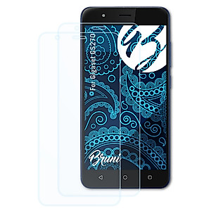 Bruni Screen Protector compatible with Gigaset GS270 Protector Film, crystal clear Protective Film (2X)