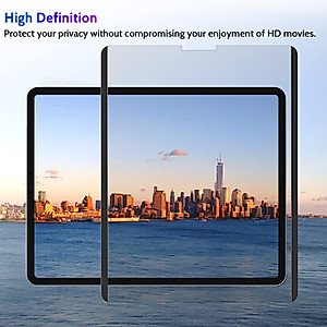 Peslv Magnetic Privacy Screen Protector for iPad Air 5th 4th Generation & iPad Pro 11(2018-2022), Removable Anti Blue Light Glare Spy Private Filter, Black Security Screen