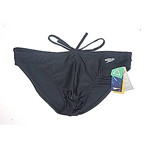 Speedo Men's Fitness Solar 1-Inch Xtra Life Lycra Brief, 32 - Black