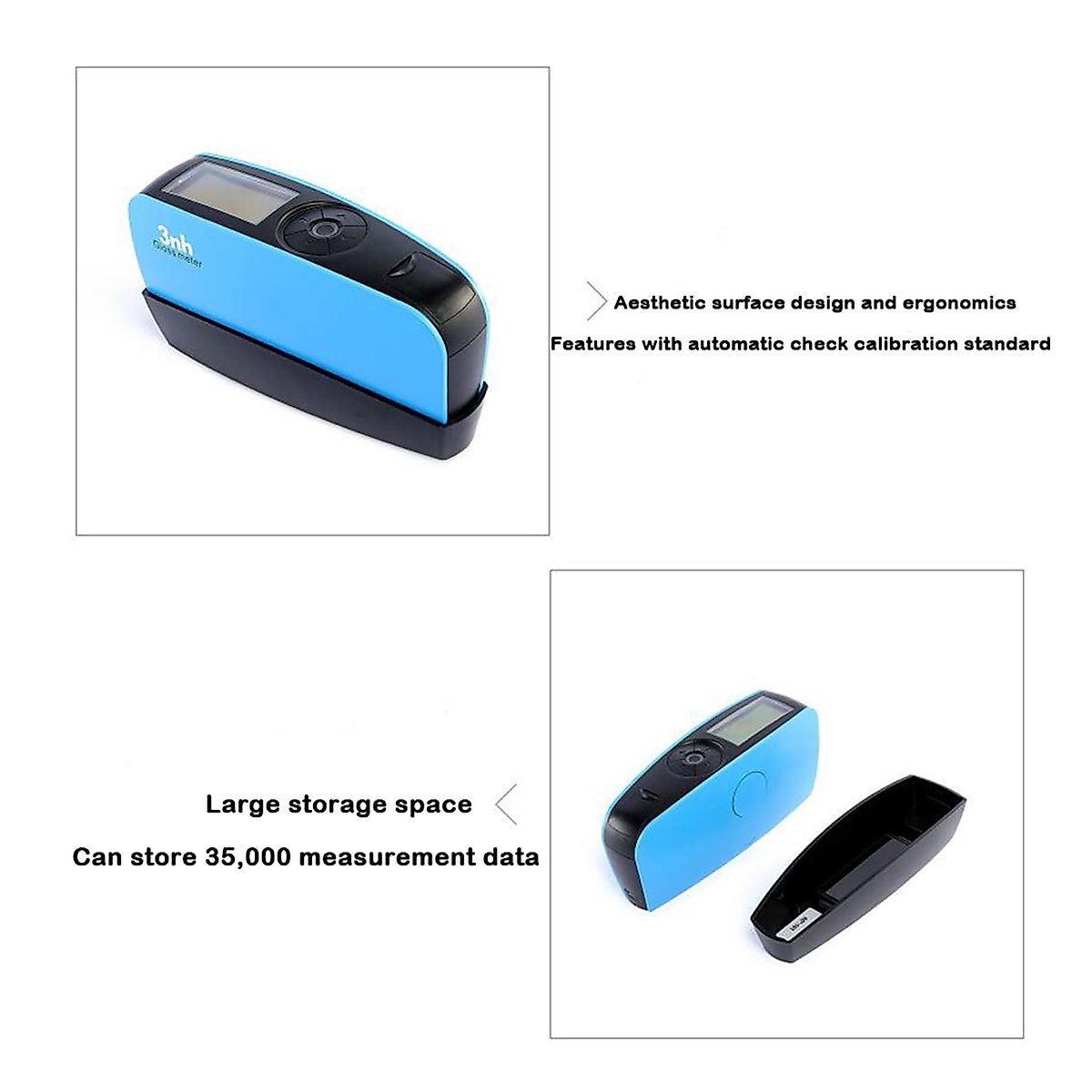 Tint Meter, 1PC 60 Degree Economic Gloss Meter Paints Ink Ceramic Marble Tester Surface Gloss Measurement Meter Measurement Glossmeter,Color Sensor