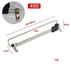 Heavy Duty Retractable Closet Pull Out Rod Wardrobe Clothes Hanger Rail Towel, Retractable Wardrobe Closet Hanger Towel Rail/Extending Rail, Closet Rod (12 Inch)