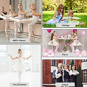HiDance Girl's Women's Ballet Dance Tights, Ultra Soft Convertible Footed Dance Sockings Ballet Transition Tights