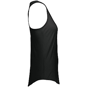 Augusta Sportswear Womens Lux Tri-blend Tank, Black Heather, 2XL