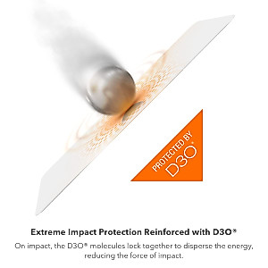 ZAGG InvisibleShield Fusion with D3O for Samsung Galaxy S22 – Flexible Hybrid Screen Protection – Strengthened with D3O – Extreme Impact and Scratch Protection