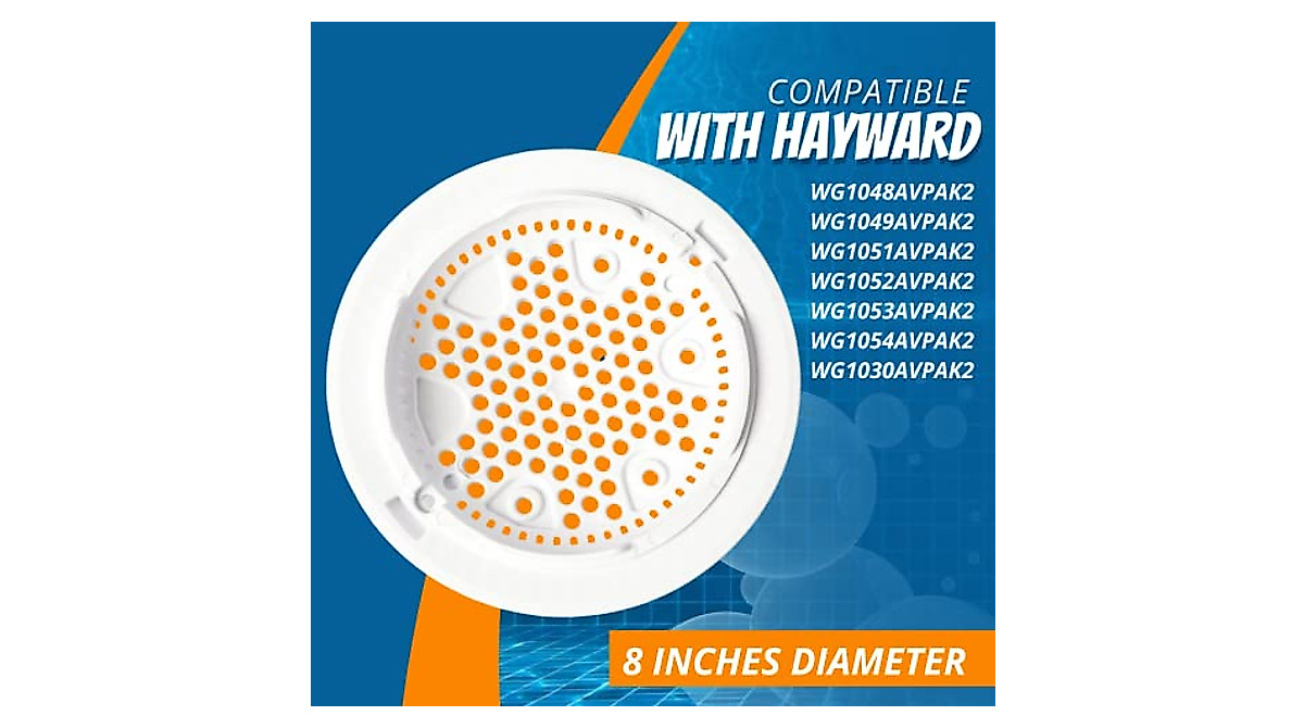 TonGass 8" Bottom Main Pool Drain Cover Replacement for Inground Pools ...