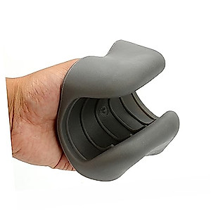 CLISPEED 4 Pcs Fishing Gloves The Ove Glove Fish Catching Gloves Fishing Accessories Grey Catch Fish Rubber Gloves Non-Slip Fishing Gloves Skidproof Rubber Gloves Hand Fish Catcher Glove