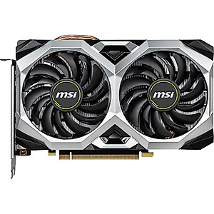 MSI Gaming GeForce RTX 2060 6GB GDRR6 192-bit HDMI/DP Ray Tracing Turing Architecture VR Ready Graphics Card (RTX 2060 VENTUS XS 6G OC)