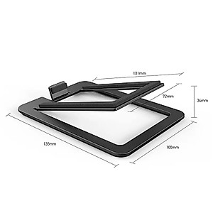 Speaker Stands Sound Stand Small Desktop Audio Stand Metal Speaker Stand Speaker Stand Anti-Shock 1 Pair Floor/Wall Mount Speaker Stand (Color : Black)