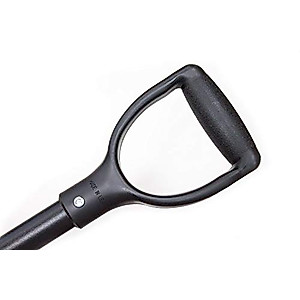 Bully Tools 92712 14-Gauge Round Point Trunk Shovel with Poly D-Grip Handle