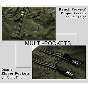 MAGCOMSEN Camping Pants Men Hiking Pants Lightweight Combat Pants Military Pants Men Summer Panst for Men Airsoft Pants BDU Pants Work Pants Grey