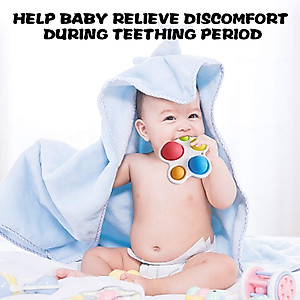 Fidget Pops Toy Gifts, Baby Toys Sensory Toy, Montessori Toys, Silicone Flipping Push Bubbles Fidget Pops it Educational Toy