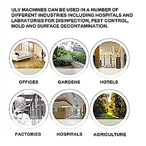 Grow1 Electric Backpack Fogger Machine ULV Atomizer Sprayer with Commercial Hose for Spraying Garden Greenhouse Indoor Outdoor Foggers, 4 Gallon