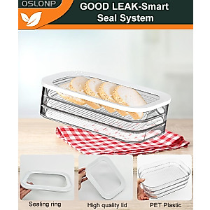 Deli Meat Container for Fridge,Lunch Meat Container for Refrigerator,Lunch Meat Cheese Container for Refrigerator,Stackable Food Storage Boxes With Lid Cold Cuts ,Salami,Bacon ,BPA Free,18.6oz 3 Pack