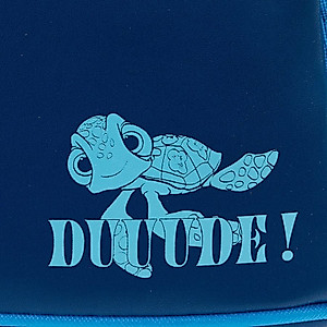 Loungefly Disney Pixar Finding Nemo Squirt and Crush Womens Double Strap Shoulder Bag Mini Backpack Purse