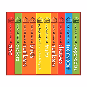 My First Library : Boxset of 10 Board Books for Kids