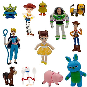 12PCS Toy Inspiration Story Cake Toppers, Story Birthday Party Cake Decorations