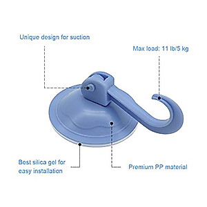 Suction Cup Hooks, Removable Power Lock Vacuum Shower Suction Hooks for Bathroom Towel Kitchen Livingroom Wall Hanger(80 Pack)