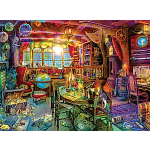 Buffalo Games - Aimee Stewart - The Pirate Captain's Dream - 1000 Piece Jigsaw Puzzle with Hidden Images