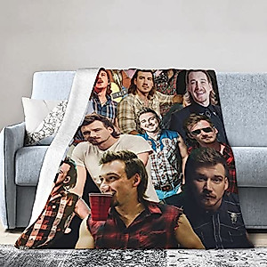 Throw Blankets Soft Flannel Blanket Warm Anti-Pilling Bedding Travel Blankets Sofa Bed Air Conditioning Blanket Gifts 50"x40"