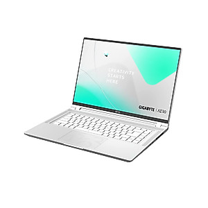 GIGABYTE AERO 16 OLED: 16.0" 16:10 Thin Bezel 4K UHD+ 3840x2400 60Hz OLED, NVIDIA GeForce RTX 4070 GPU 8GB GDDR6, Intel Core i9-13900H, 32GB DDR5 RAM, 1TB SSD, Win11 Pro (AERO 16 OLED BSF-A3US964SP)