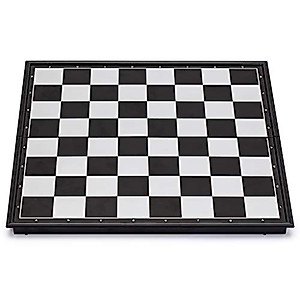 Yellow Mountain Imports Travel Magnetic Medium Chess Set (12.4 Inches) - Folding, Portable Board Game