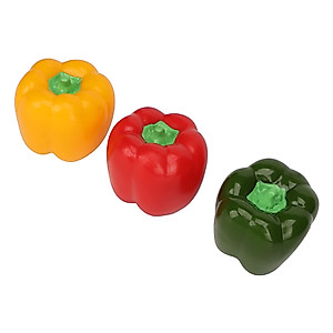 Dog Squeaky Chew Toys,Cute Pepper Shape Teeth Grinding,Cuddly Soft Toy for Dogs,Interactive Boredom Relief Bite Resistant Squeaky Squeeze Dog Toy for Medium Dogs