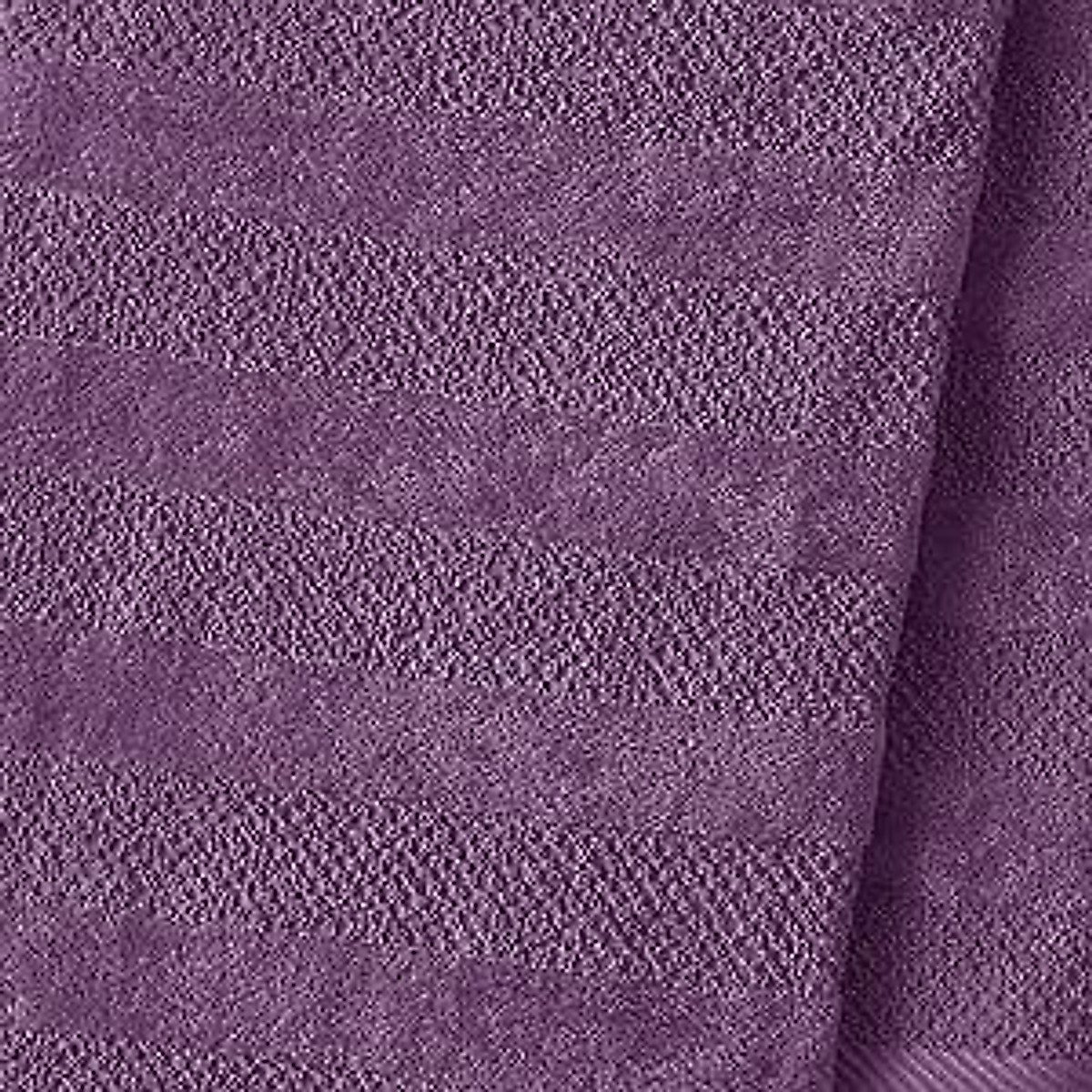 CANNON Shear Bliss Quick Dry 100% Cotton Hand Towels (16" L x 26" W), Slim Lightweight Design, Textured Dual Weave, Low Lint Absorbent (2 Pack, Plum)…