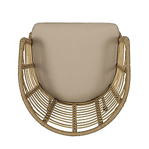 Christopher Knight Home Randy Outdoor Dining Chair Sets, Beige + Light Brown + Black