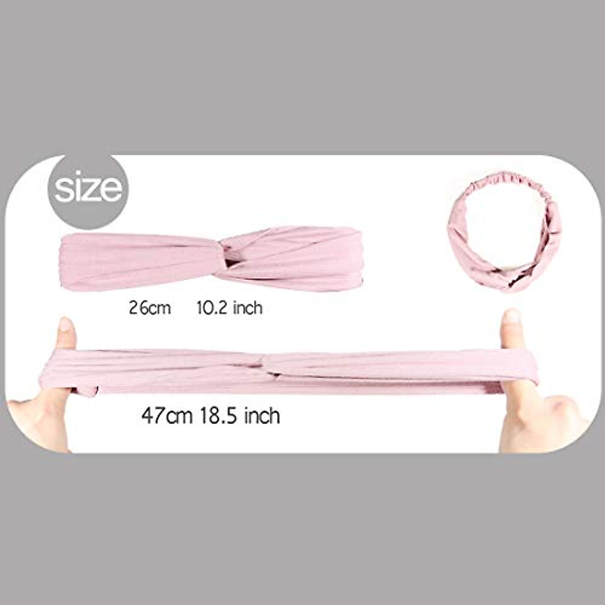 GUNIANG Boho Headbands for Women Fashion Knot Head Bands Womens Headwraps Cute Yoga Turban Diademas Para Mujer De Moda