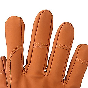 Ruibo Leather Rose Gardening Gloves/Thorn Proof Pruning Gloves With Puncture Resistant Long Sleeve Polyester Print Cuff/For Blackberry Plants Rose Bush Women