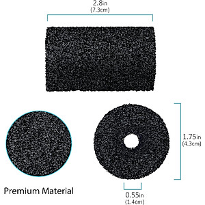 muscccm for Polaris Pool Cleaner Parts, 6 Pack Sweep Hose Tail Scrubbers Replacement for Sweep Pool Cleaner Fits Polaris 180 280 360 380 480 3900