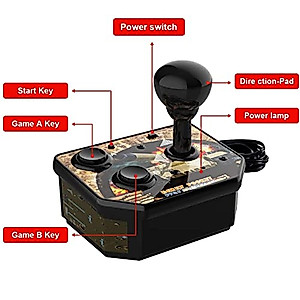 DOYO Retro Game Console, Handheld Game Console with HDMI Output, Wireless Plug and Play Nostalgia Stick Game for 10.000 Games, 4K Game Stick Video Games 2 Joysticks Included